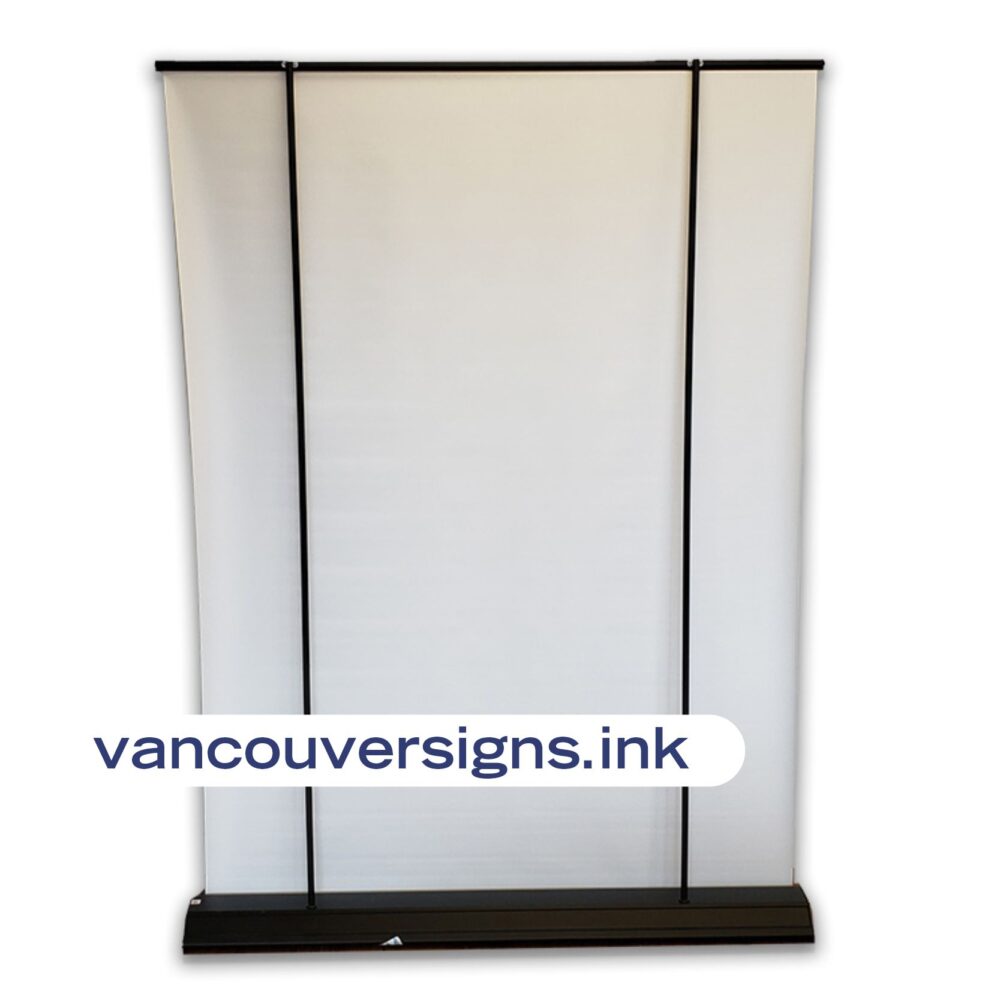 Extra Wide Roll Up Banner - Fixed Height 59"x79.5" - VancouverSigns